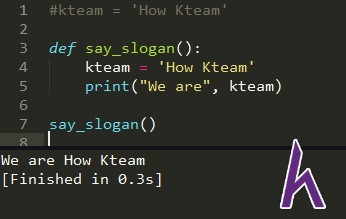Kiểu dữ liệu Function trong Python Biến locals và globals How Kteam